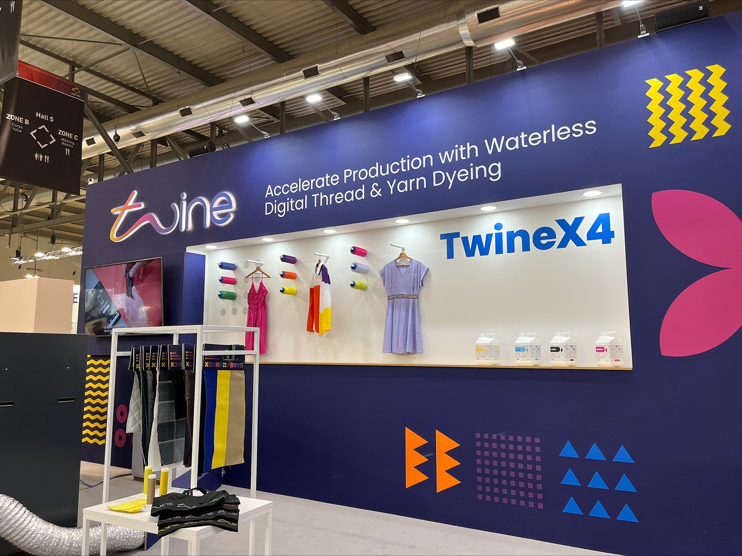 Twine Solutions fully waterless, digital thread and yarn dyeing system ...