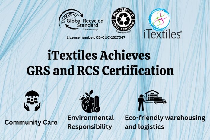 iTextiles Achieves GRS and RCS Certifications: Leading the Way in ...