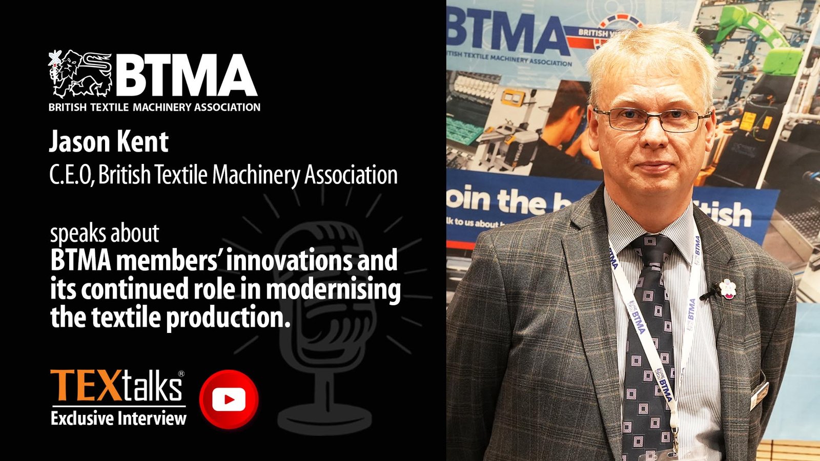 Jason Kent (CEO) talks about British Textile Machinery and its role in ...